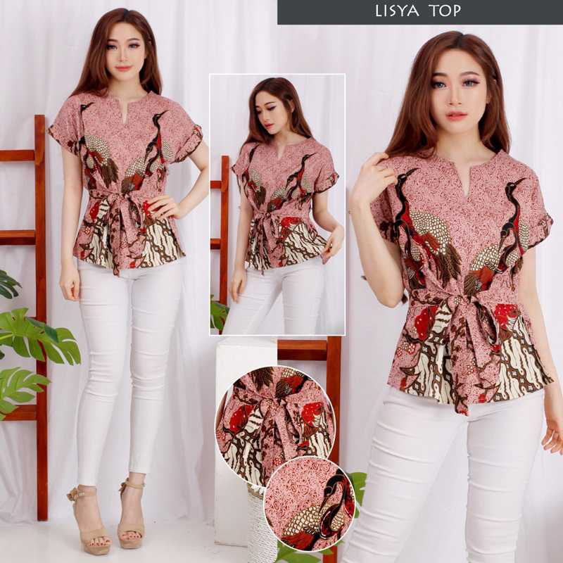 Jual ATASAN BATIK WANITA / BATIK MODERN / BATIK COUPLE /BATIK