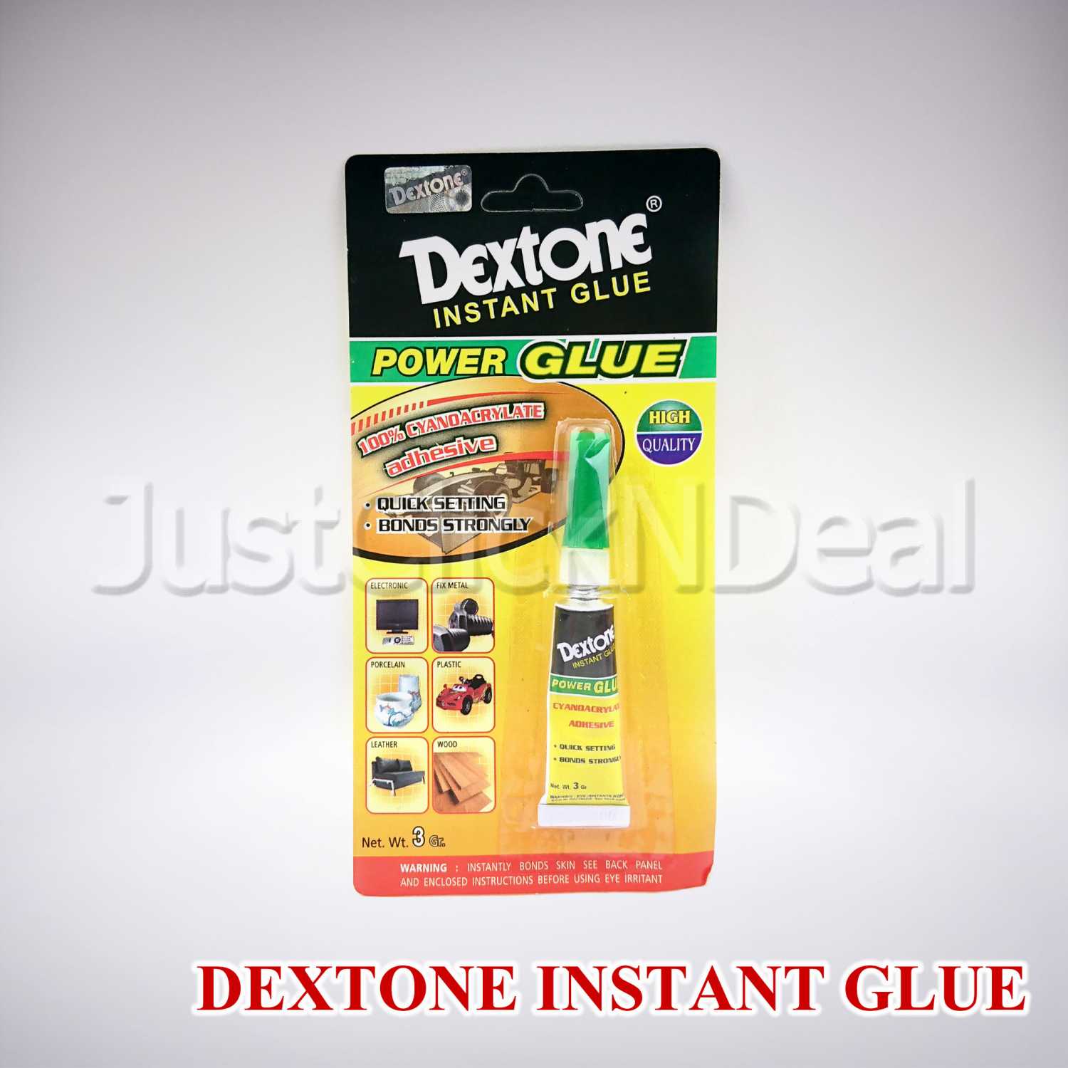 Jual Lem Instant Power Glue Dextone 3 gram Original | Jakmall.com
