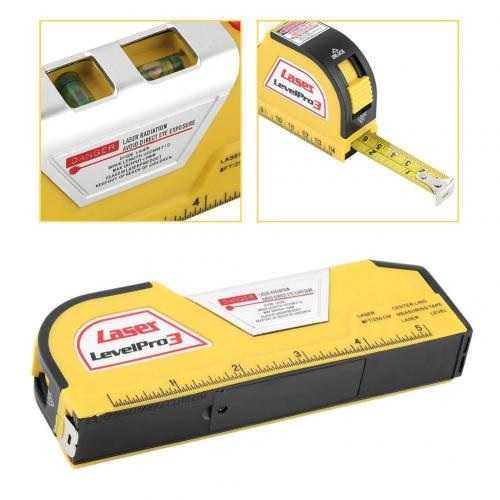 Jual EASYFIX Laser Level Pro 3 - Measure Tape - Ruler - Level
