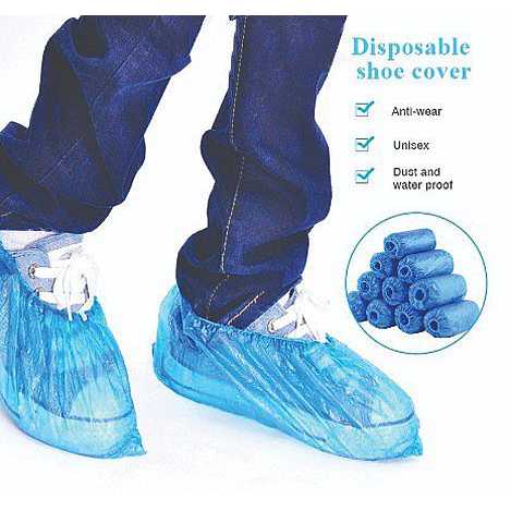 Jual Shoes Cover Disposable Plastik Sarung Sepatu Pelindung
