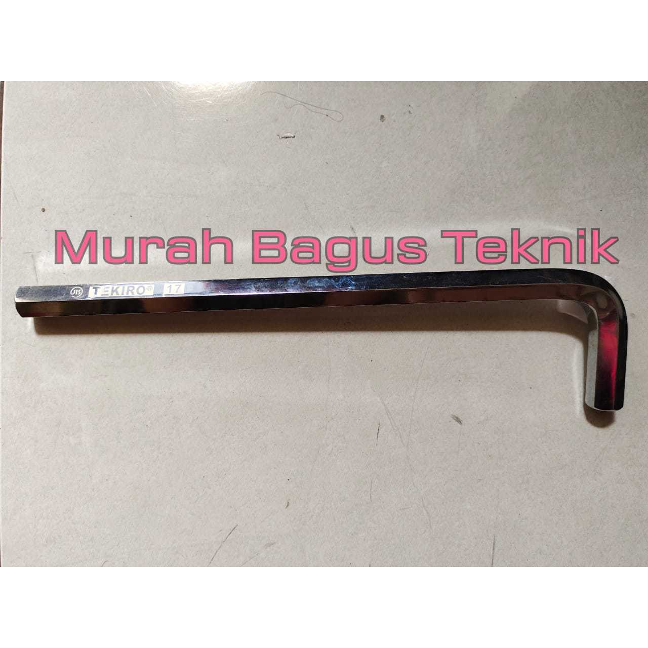 Jual TEKIRO HEX KEY LONG 17MM KUNCI L PANJANG 17MM | Jakmall.com