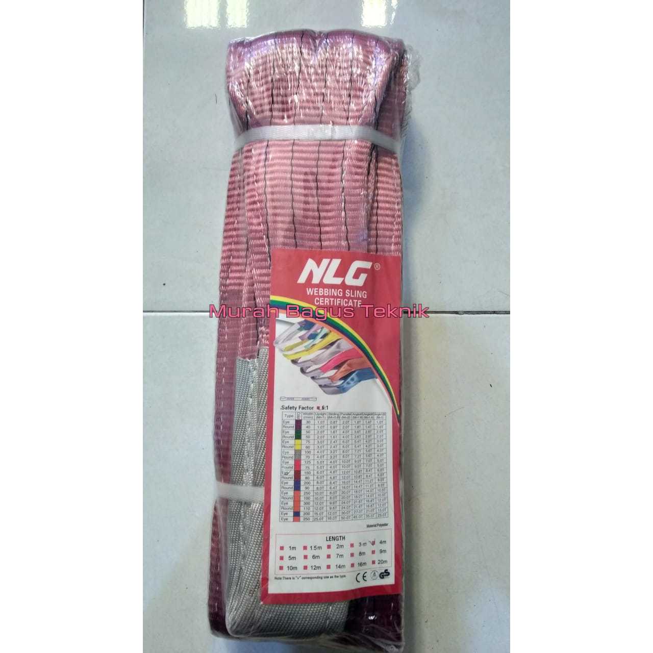 Jual WEBBING SLING CERTIFICATE 6 TON X 4M | Jakmall.com