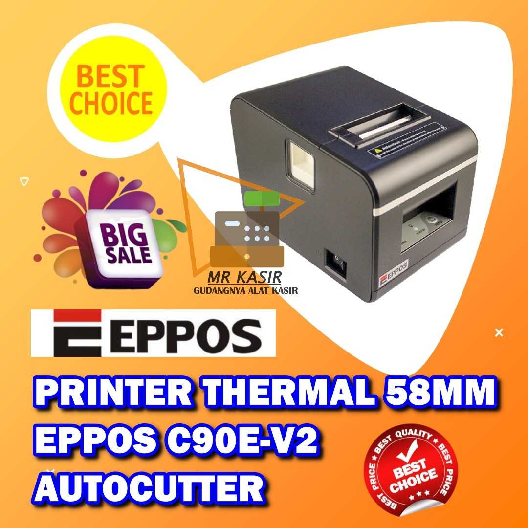 Jual Printer Thermal EPPOS 58MM C90E - V2 USB Autocutter Terlaris