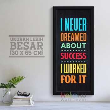 Hiasan Dinding Quotes Poster Hiasan Dinding