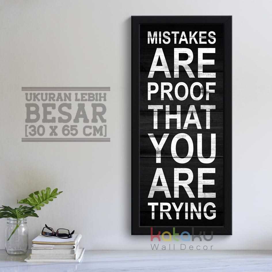 Jual Poster Kayu Quotes Motivasi Hiasan Dinding Rustic Sign Wall
