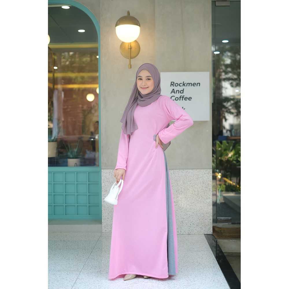 Jual Mybamus Alessa Side Rope Dress Baby Pink M16108 R63S4