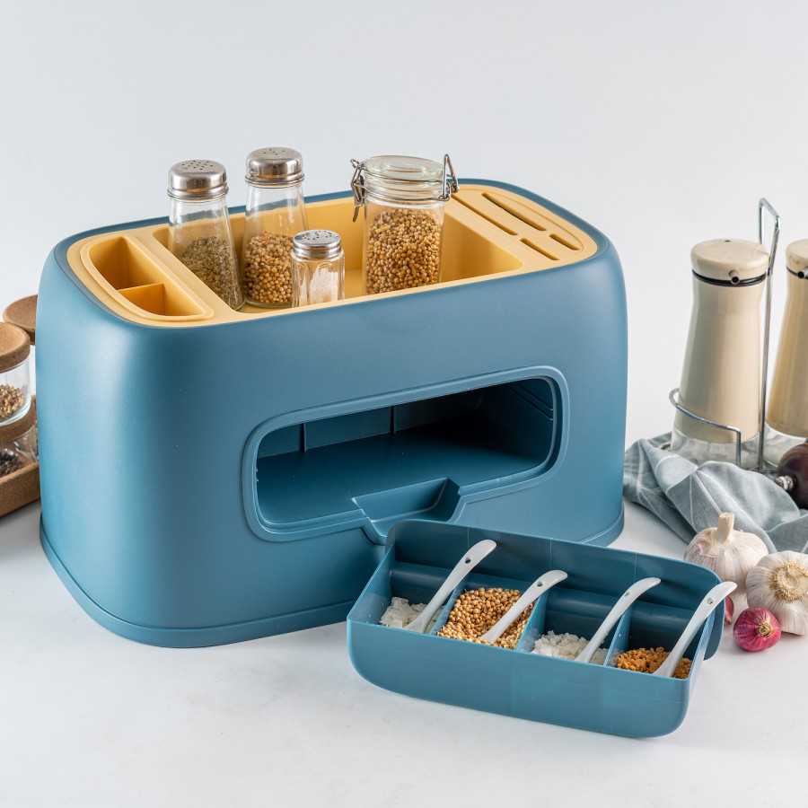 Jual UCHII Large Seasoning Shelf Drawer | Tempat Kotak Bumbu Rak