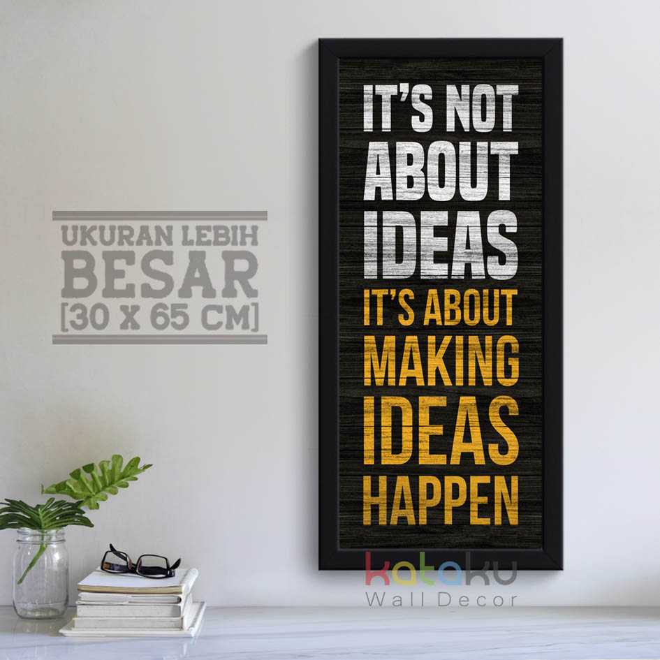 Hiasan Dinding Quotes Poster Hiasan Dinding