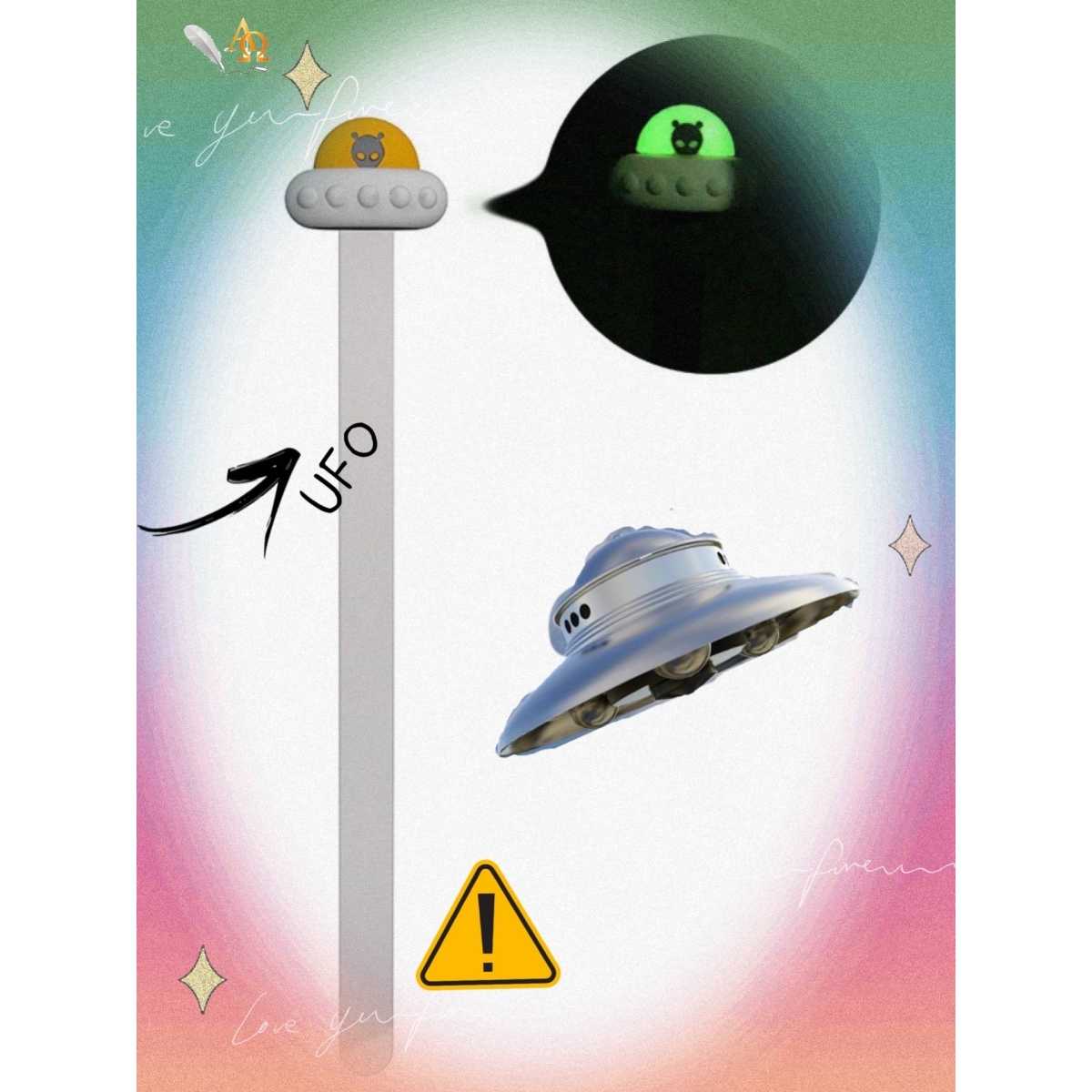 Jual Pembatas Buku Unik / Bookmark Edisi UFO Imut Lux Limited