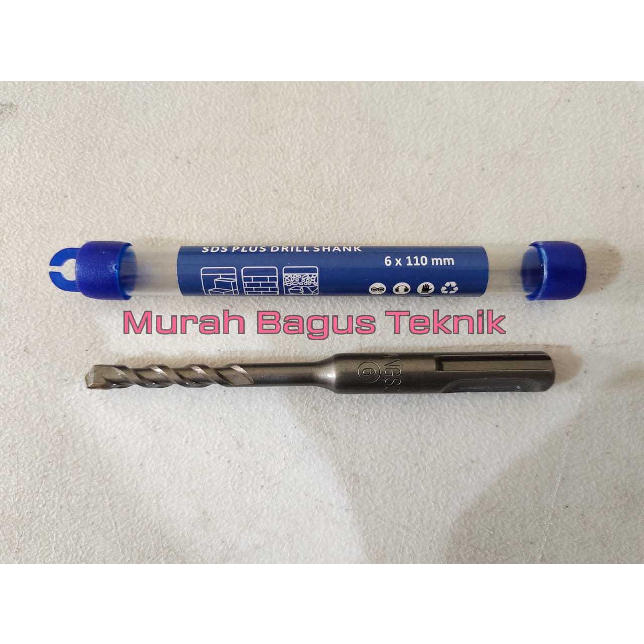 Jual LANGSOL SDS PLUS DRILL SHANK 6MM X 110MM MATA BOR BETON SDS