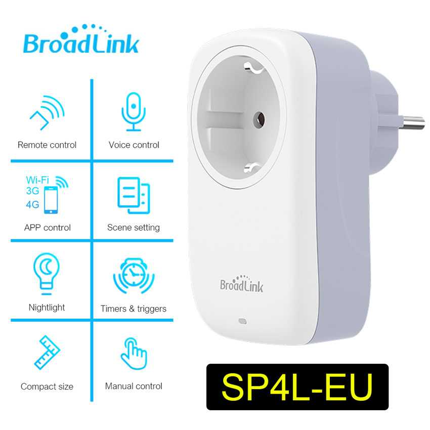 Jual Broadlink SP4L Smart Home Plug Wifi Timer Stop Kontak