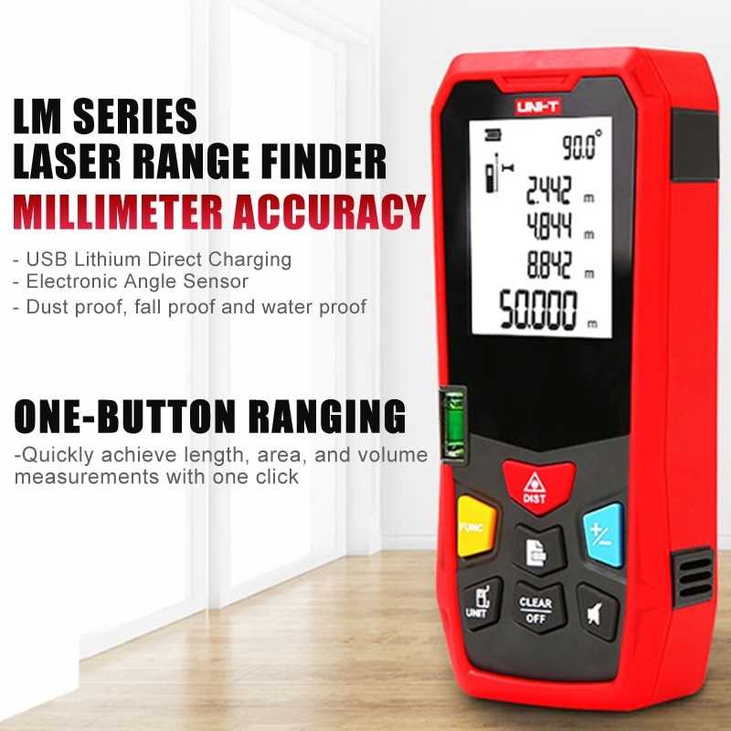 Jual UNI-T LM40 - Laser Distance Meter 40M - Pengukur Laser