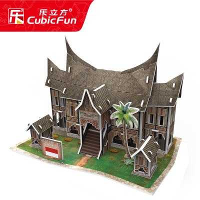 Jual Cubicfun - Cubic fun - 3D Puzzle Rumah Traditional Indonesia
