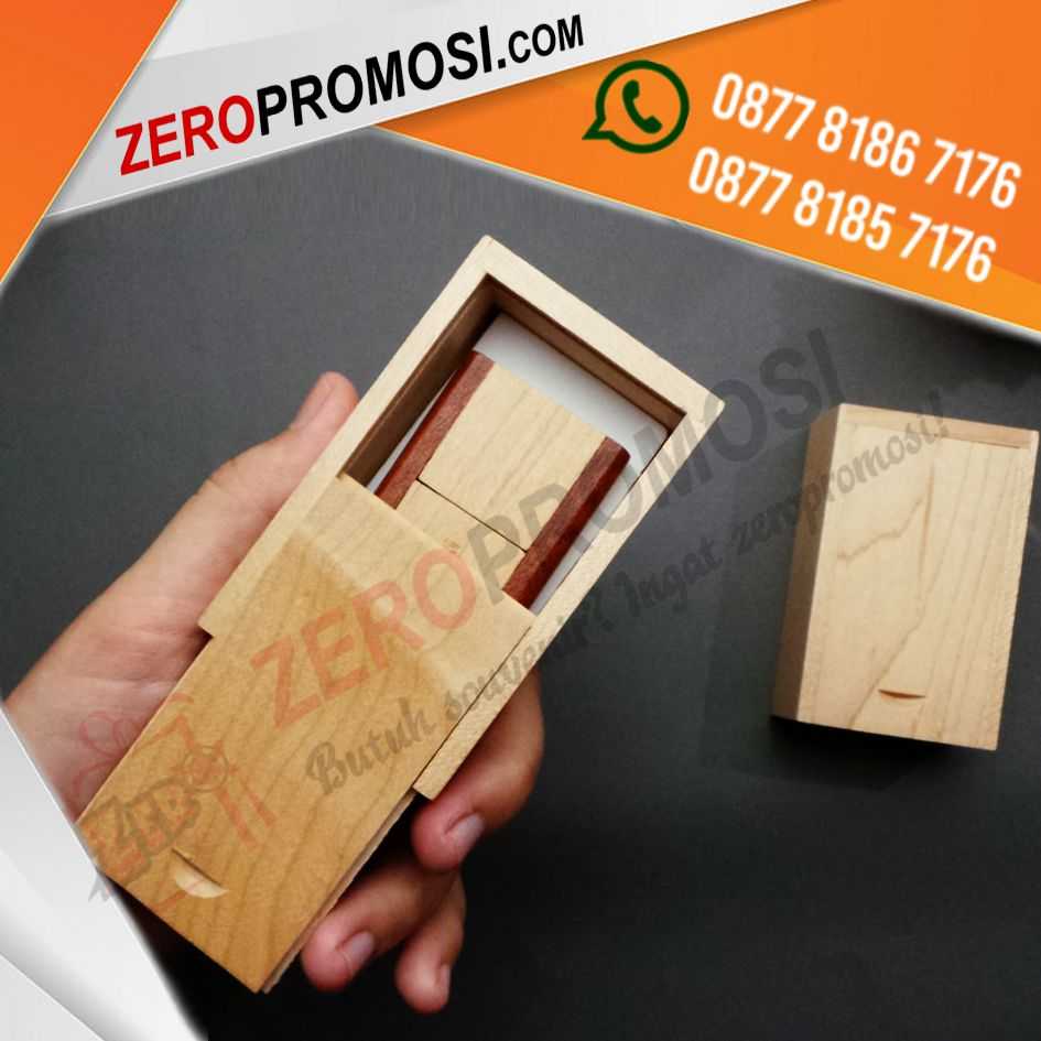 Jual Sedia Packaging Sliding Box Kayu Untuk Kemasan Flashdisk
