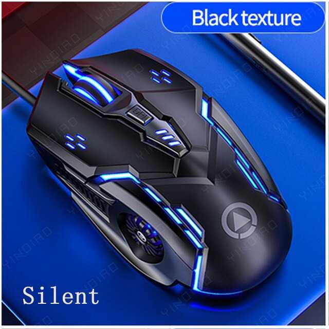 Jual Yindiao Mouse Gaming LED RGB 3200 DPI Silent Version - G5