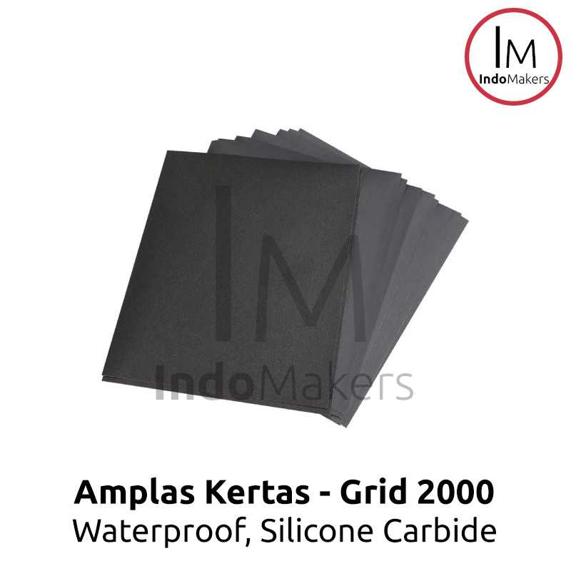 Jual Amplas Kertas / Abrasive Paper Grid 2000 Waterproof | Jakmall.com