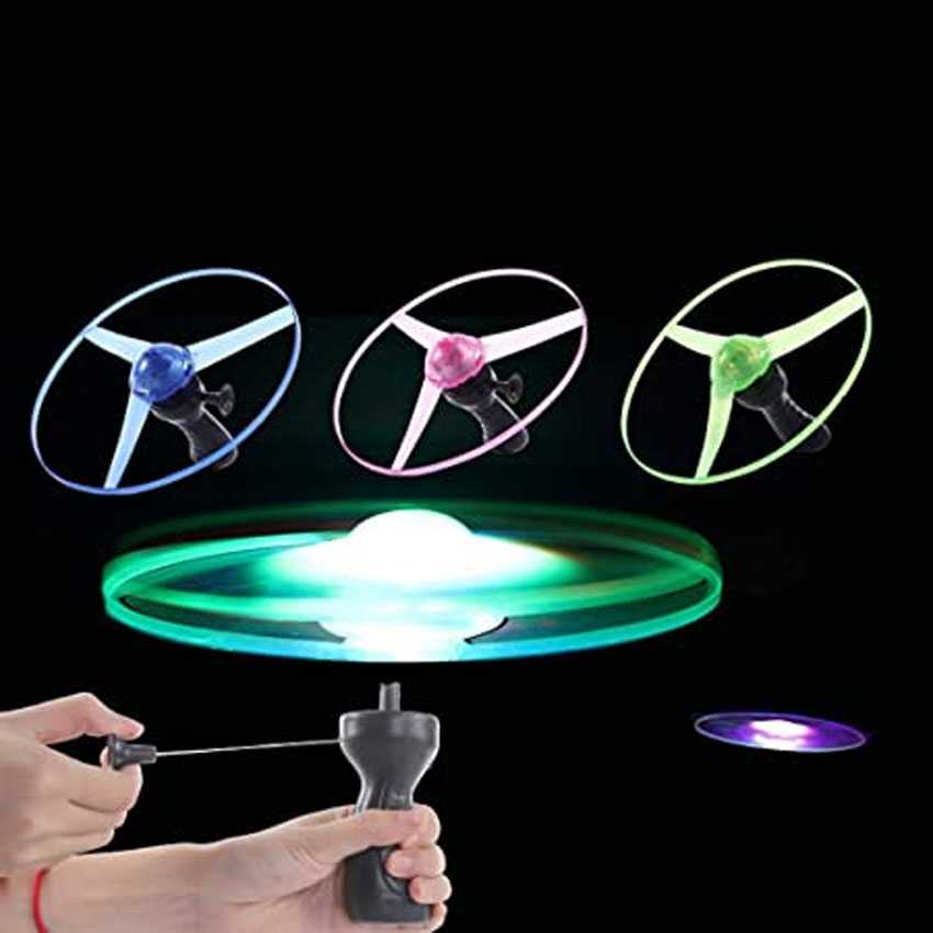 Jual Ufo Mainan Piring Terbang Tarik Pull String Flying Saucer