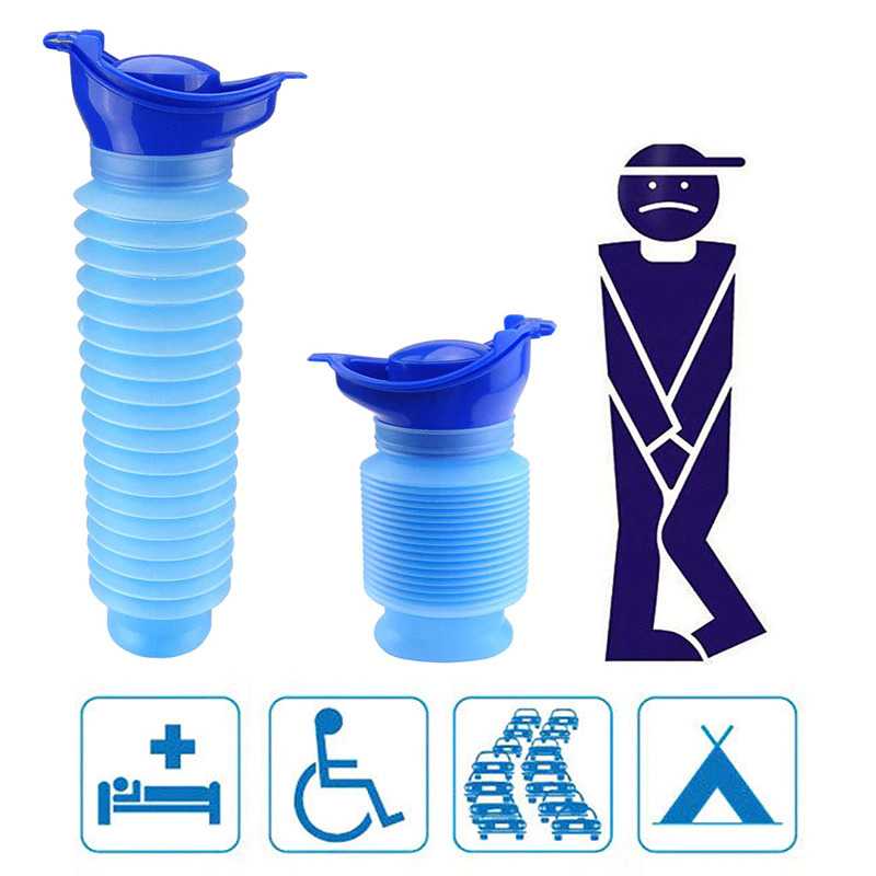 Jual JIEMU Botol Tempat Pipis Foldable Travel Pee Bottle 750ml