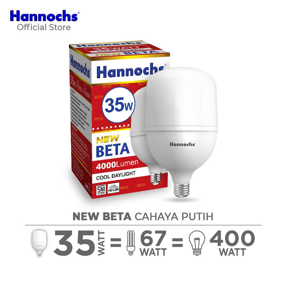 Jual Hannochs Lampu LED Capsule NEW Beta 35 watt cahaya Putih