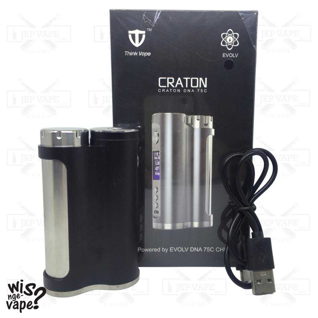 Jual Think Vape Craton Dna 75C Authentic - Box Mod Vape Thinkvape