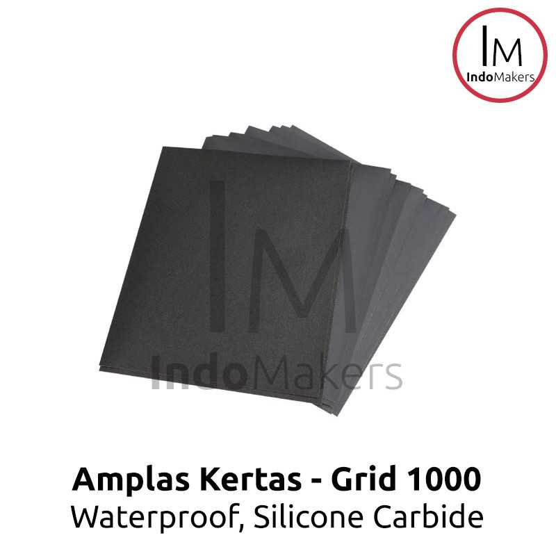 Jual Amplas Kertas / Abrasive Paper Grid 1000 Waterproof | Jakmall.com