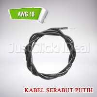 Jual Kabel Elektronik 18 AWG Hitam Serabut Putih | Jakmall.com