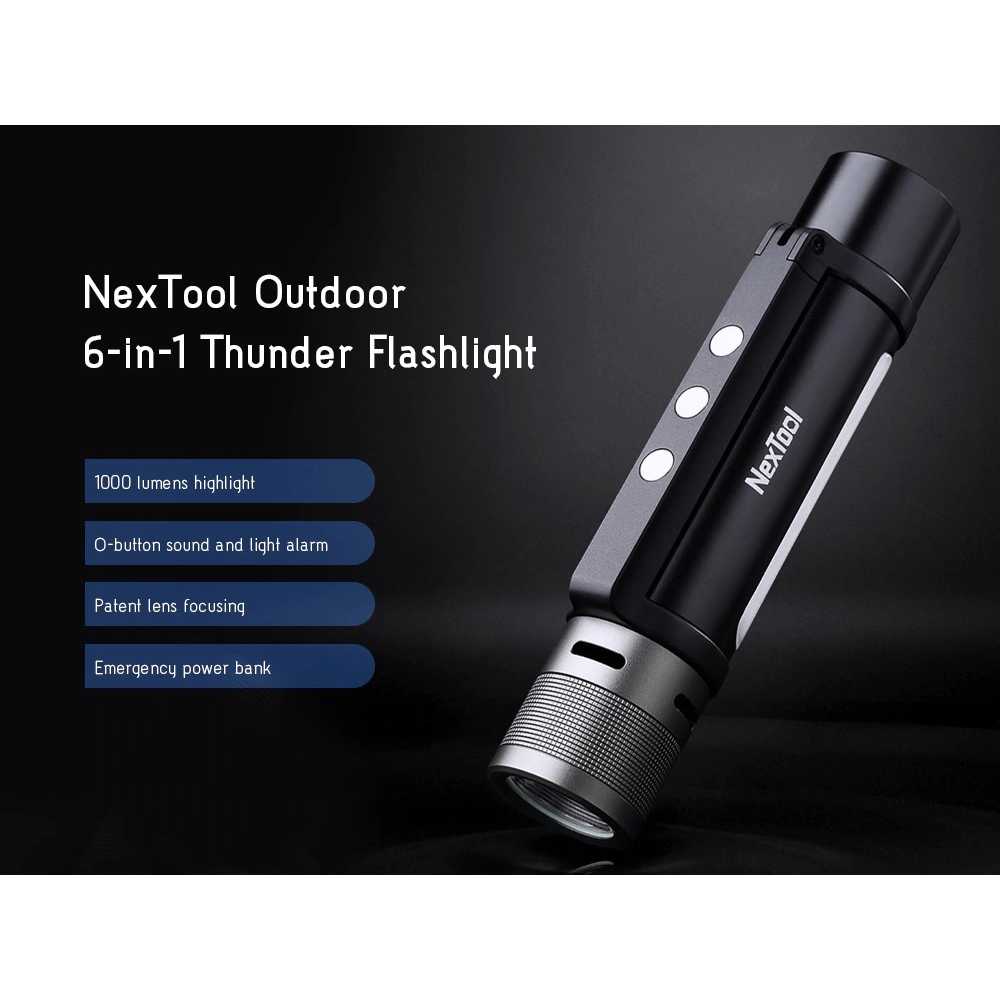 Jual NEXTOOL NE20030 - Senter 6 in 1 Multifungsi - 1000 Lumens