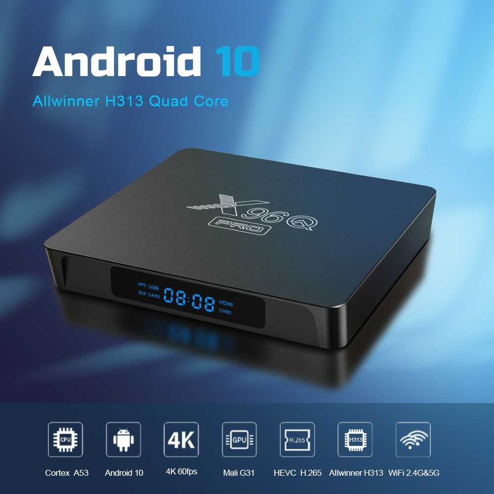 Jual X96Q PRO - Android 10.0 Smart TV Box 4K Display - RAM 2GB