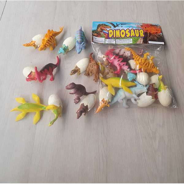 Jual MAINAN DINOSAURUS SET INDUK ANAK TELUR DINOSAURUS 12PCS