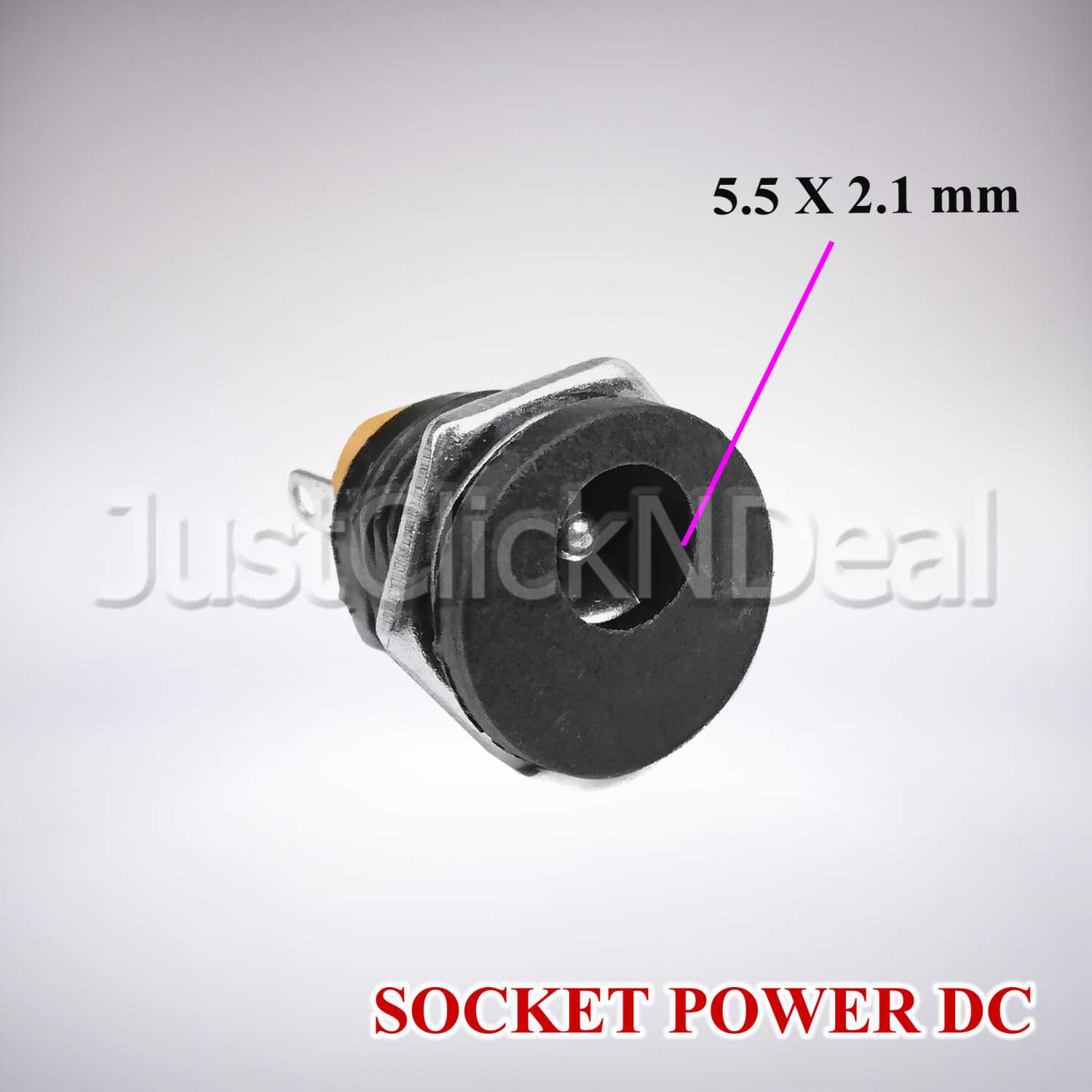 Jual Socket Power Jack DC 3 Pin 5.5 X 2.1 mm Female | Jakmall.com