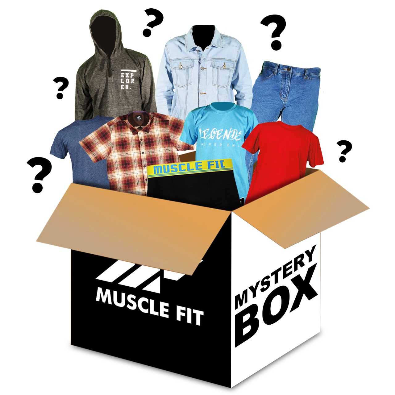 Jual Mystery Box Muscle Fit | Jakmall.com