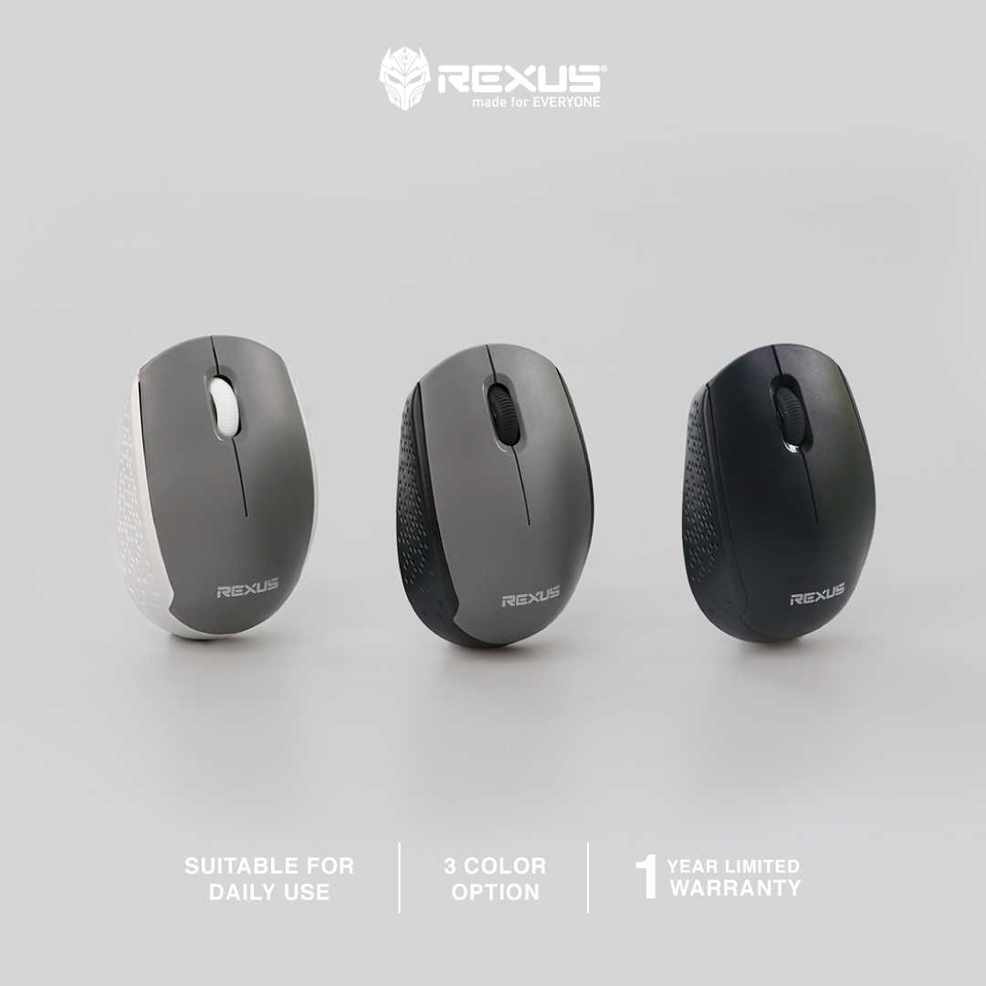 Jual Rexus Mouse Wireless Office Q30 Silent Click | Jakmall.com