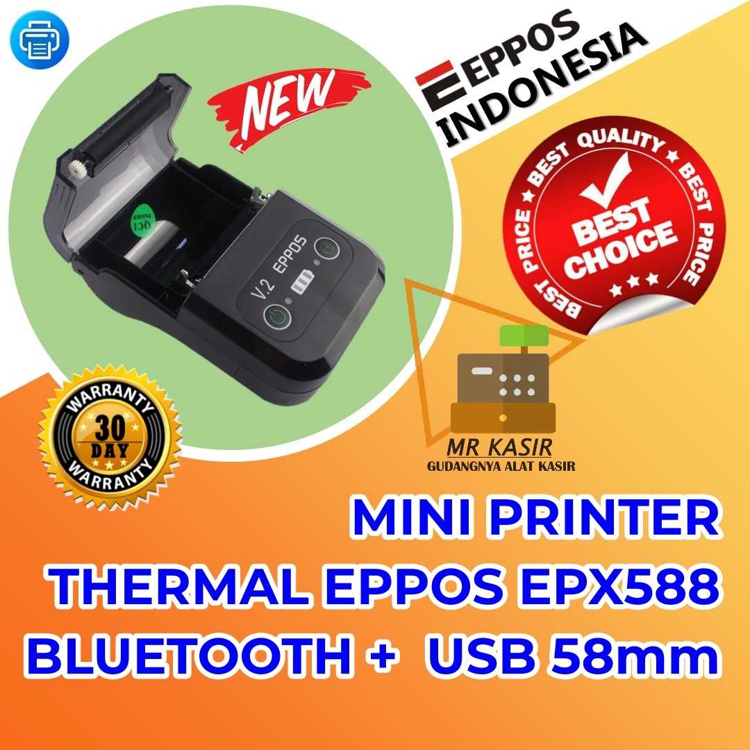 Jual EPPOS EPX588 PRINTER THERMAL BLUETOOTH + USB 58mm printer