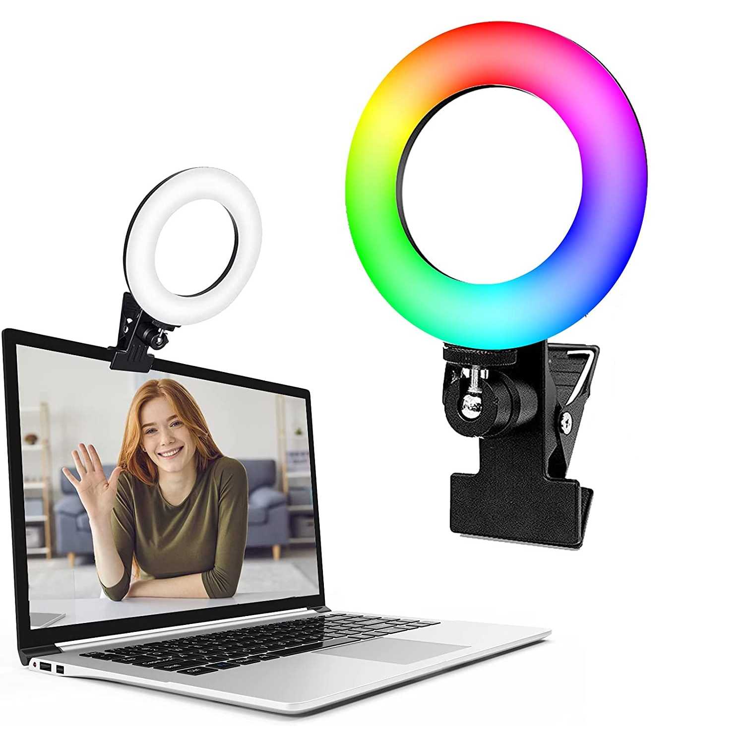 Jual RGB Desk LED Ring Light 4.5-inch- Professional Live Stream