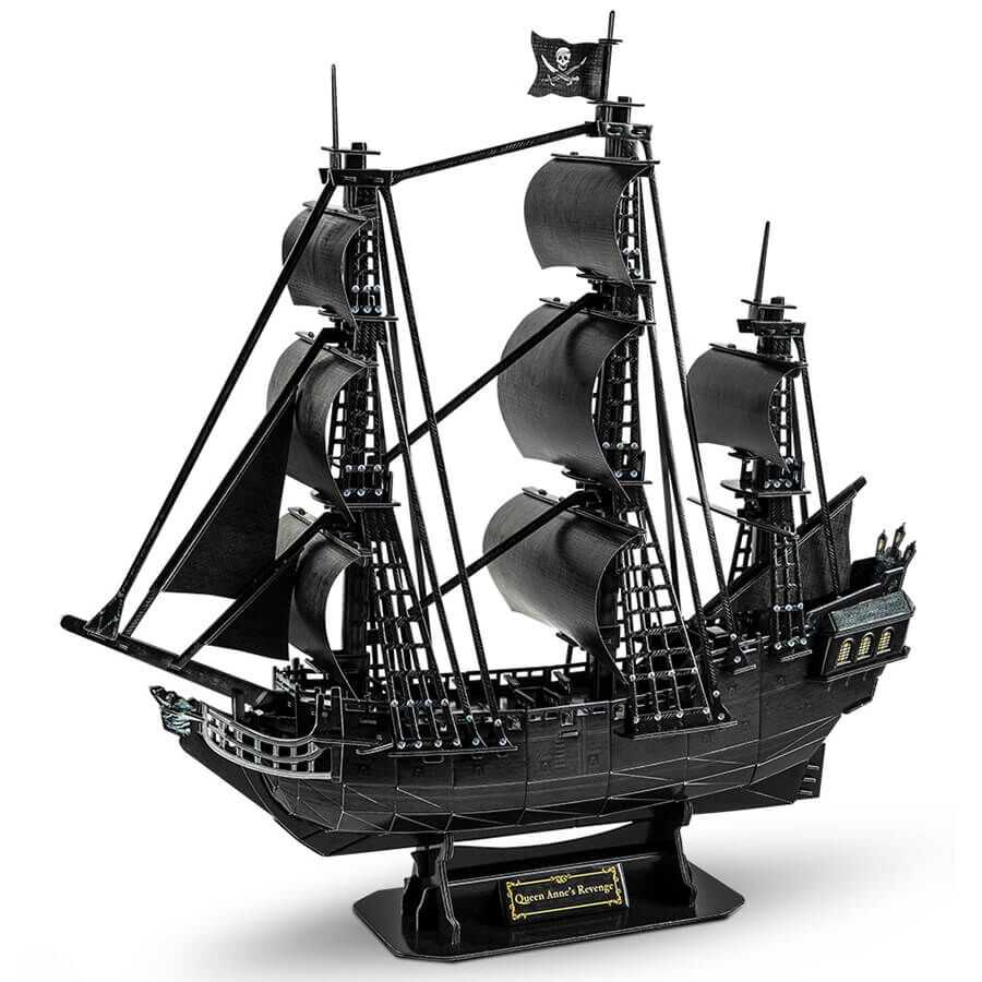 Jual CUBICFUN Queen Anne - 3D Puzzle Blackbeard Ship - Cubic Fun