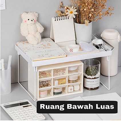 Jual Rak Meja Stationery Lipat Desktop Storage Rack Kantor
