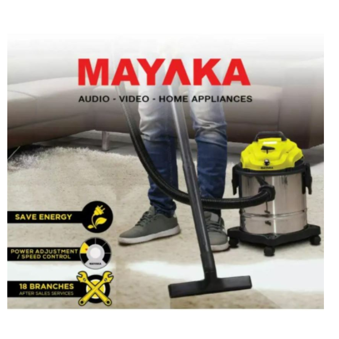 Jual Vacuum Cleaner Mayaka VC 1905M Basah Dan Kering Kapasitas