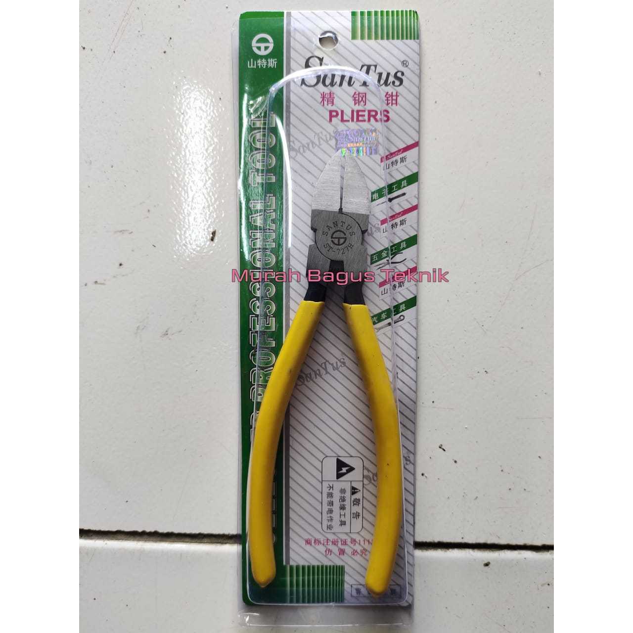 Jual Tang Potong 7" Yellow Cutting Plier 7 Inchi Santus ST-727H