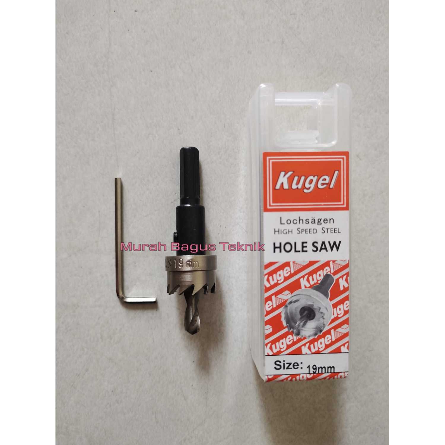Jual Hole Saw HSS 19mm High Speed Steel Hole Saw Pelubang Besi