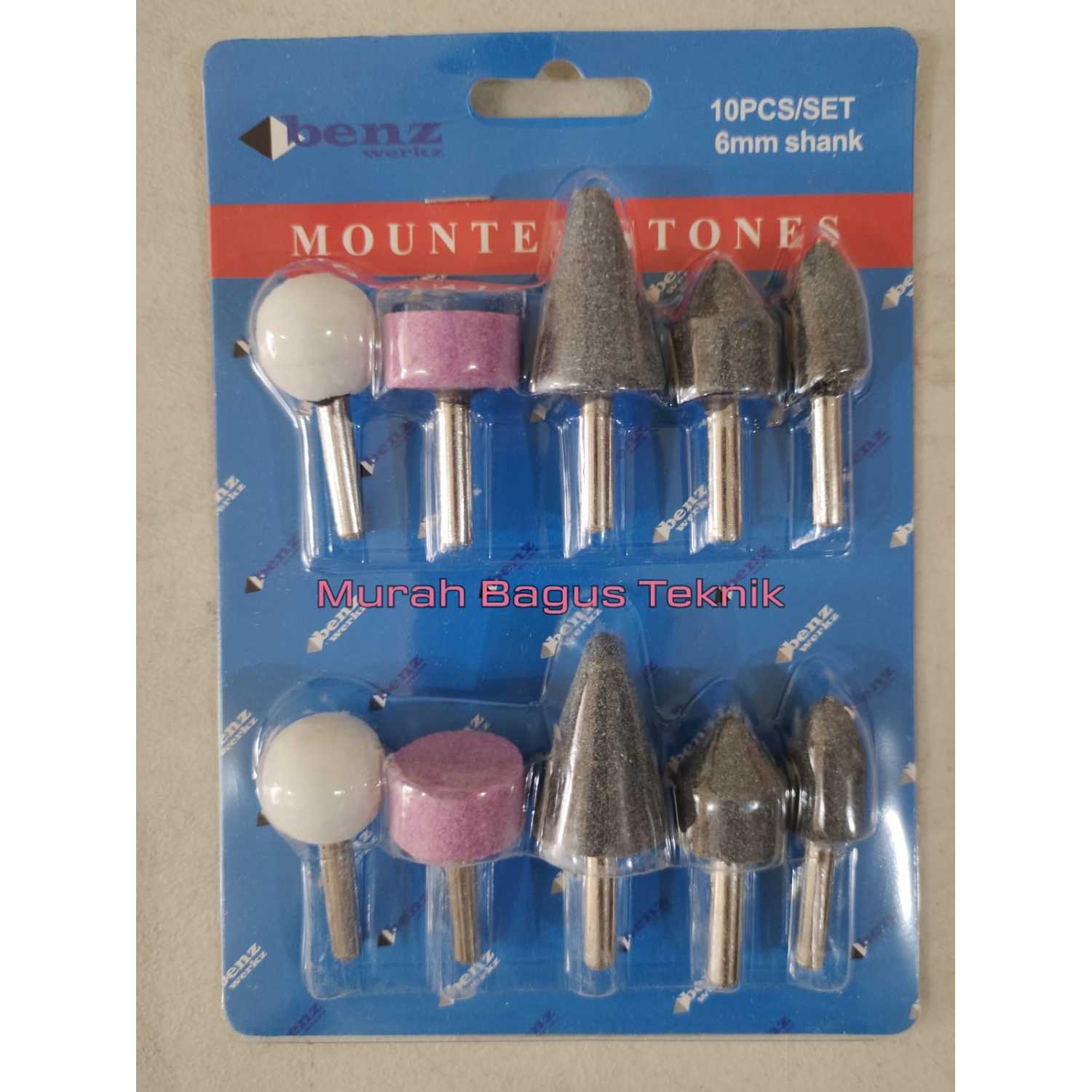 Jual Mounted Stone & Combination AS 6mm Isi 10pcs Batu Pink