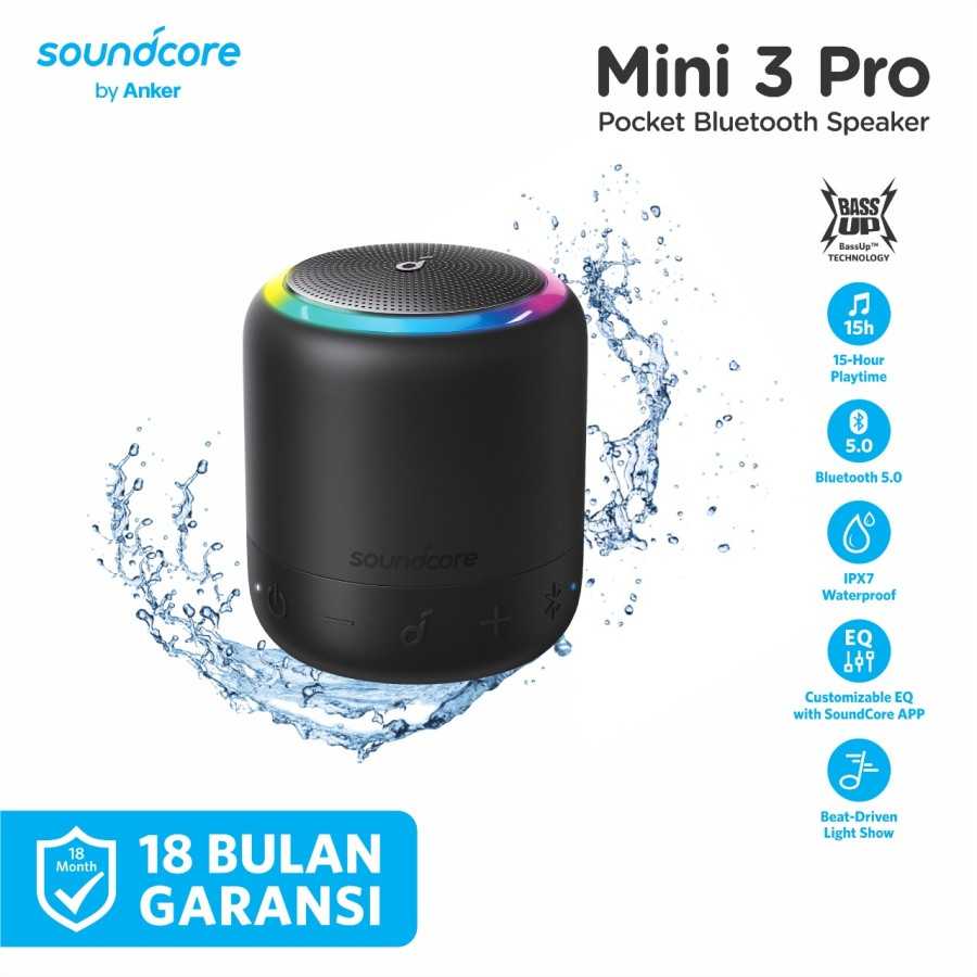 Jual Speaker Bluetooth Anker Soundcore Mini 3 Pro - A3127