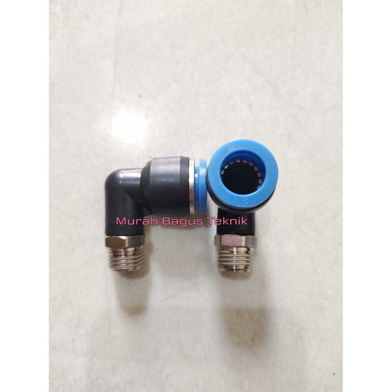 Jual Fitting Pneumatic One Touch Type PL 12mm - 1/4 Inchi Male