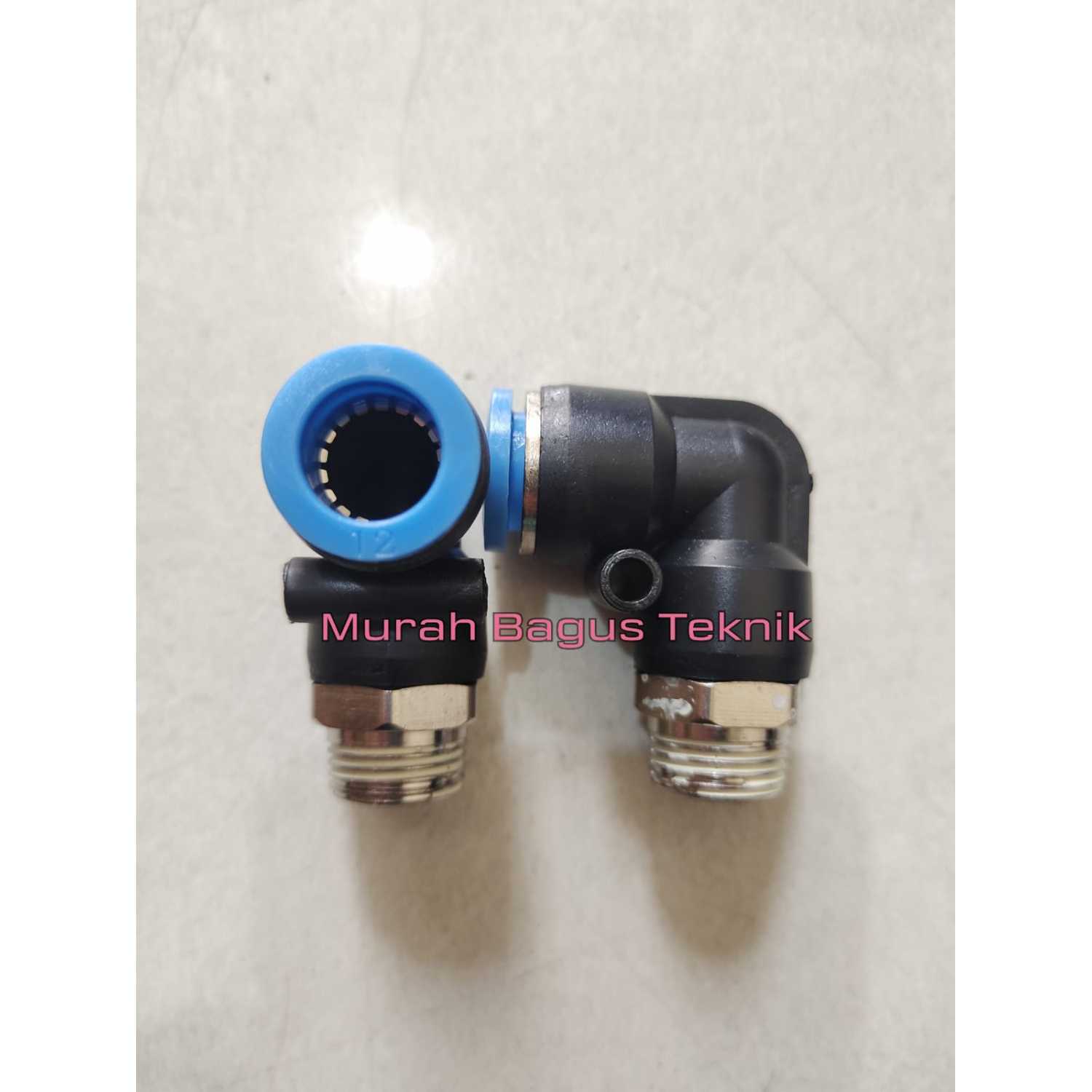 Jual Fitting Pneumatic One Touch Type PL 12mm - 3/8 Inchi Male