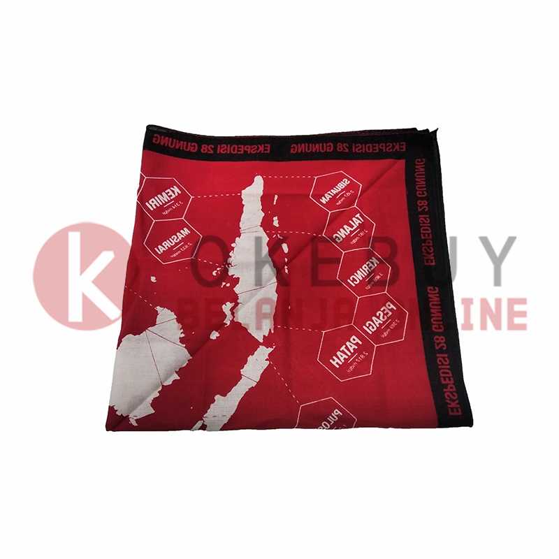 Jual Eiger Bandana Ekspedisi 28 Gunung 910004670 Red | Jakmall.com