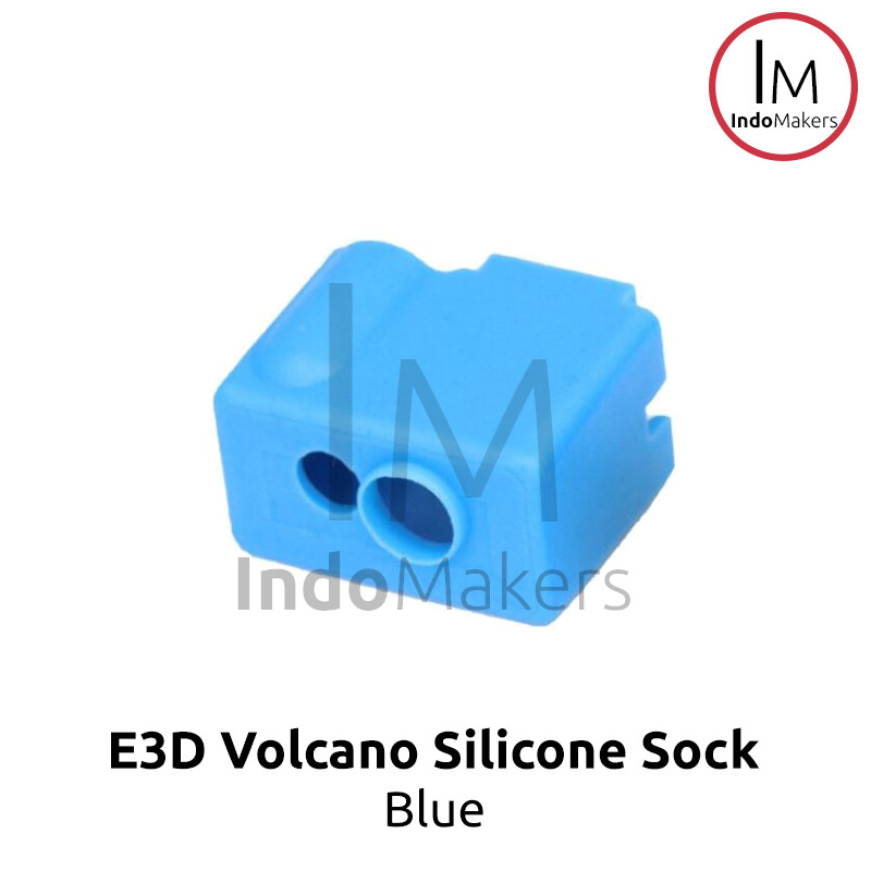 Jual E3D Volcano Hot End Heat Block Silicone Sock Insulation