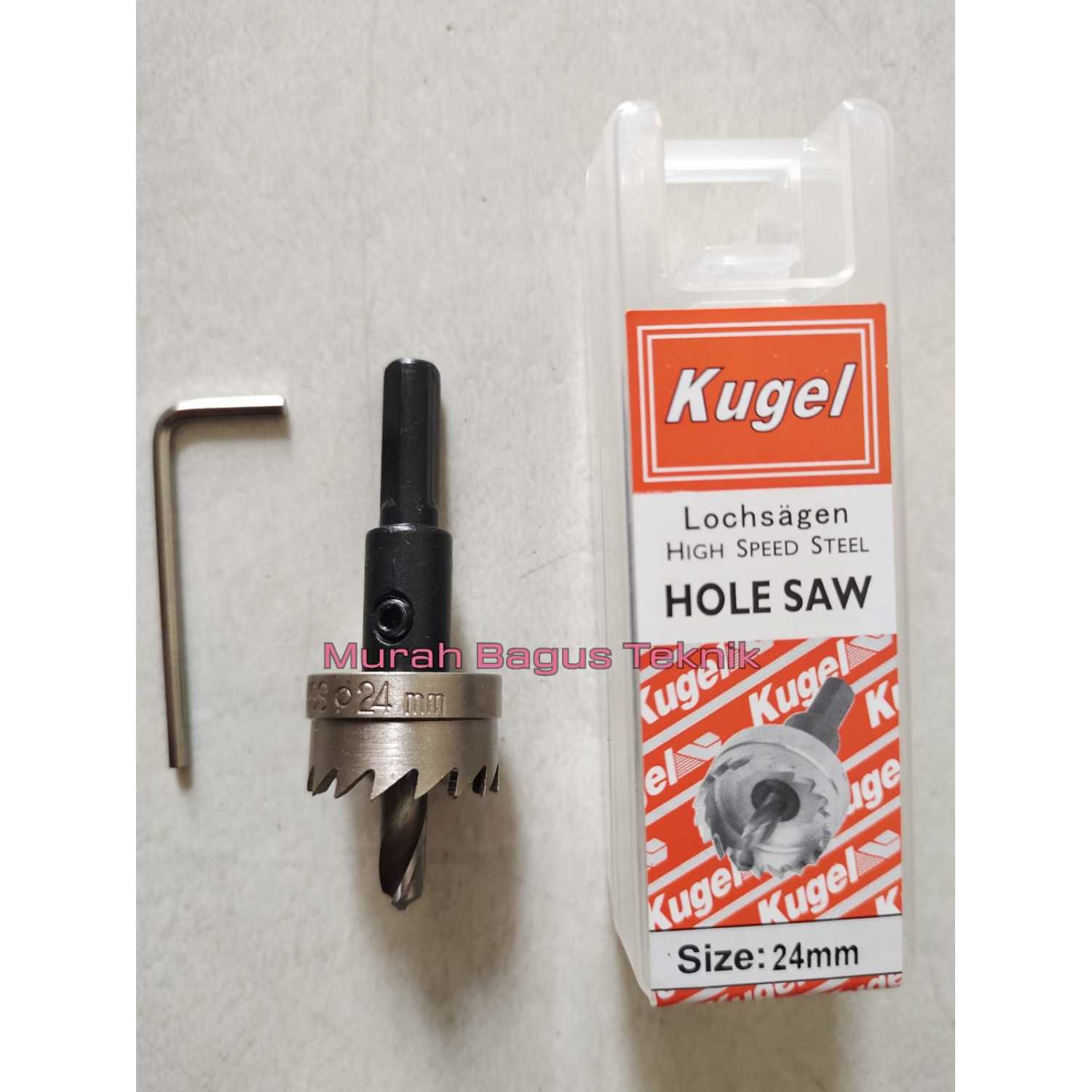 Jual Hole Saw HSS 24mm High Speed Steel Hole Saw Pelubang Besi