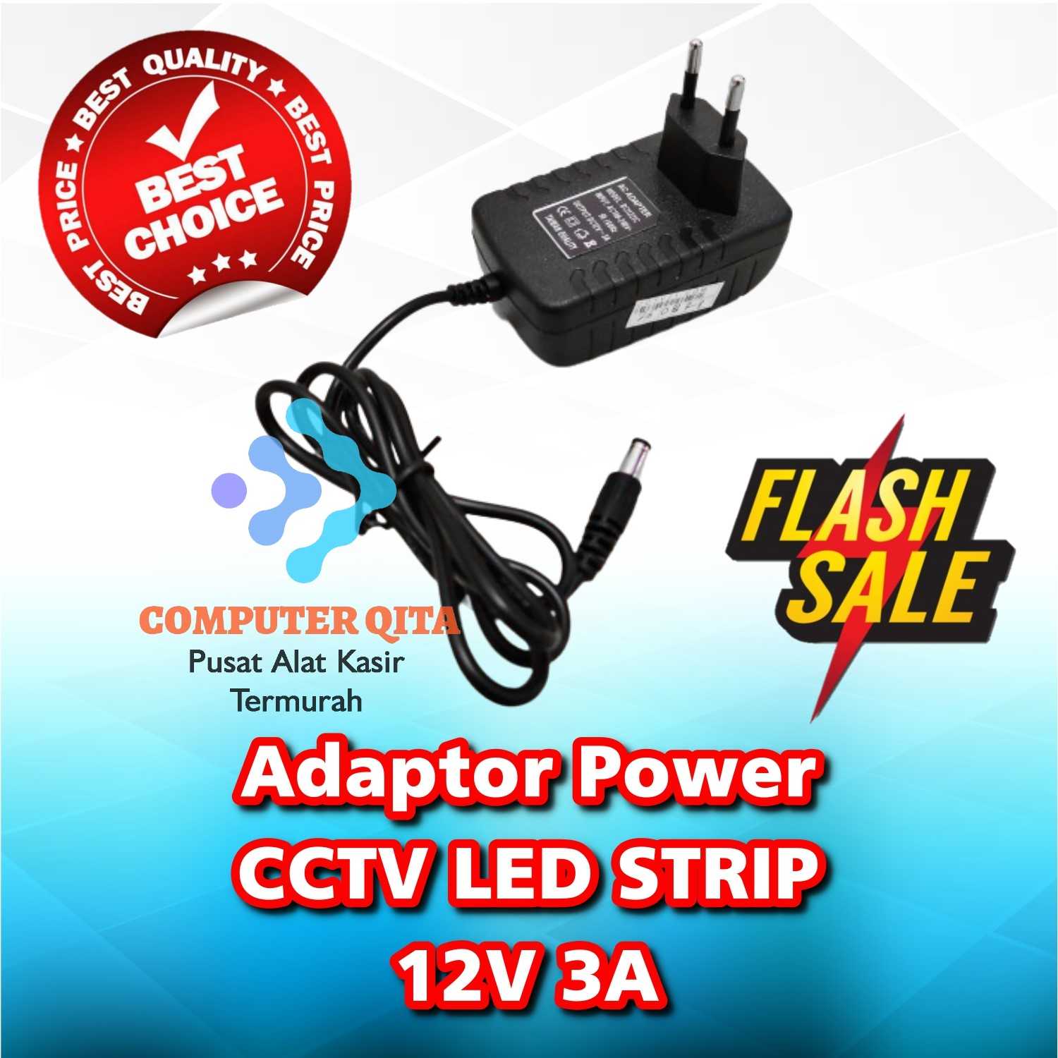 Jual Adaptor Power 12V 3A / Adapter CCTV 3 Ampere 12 Volt CCTV