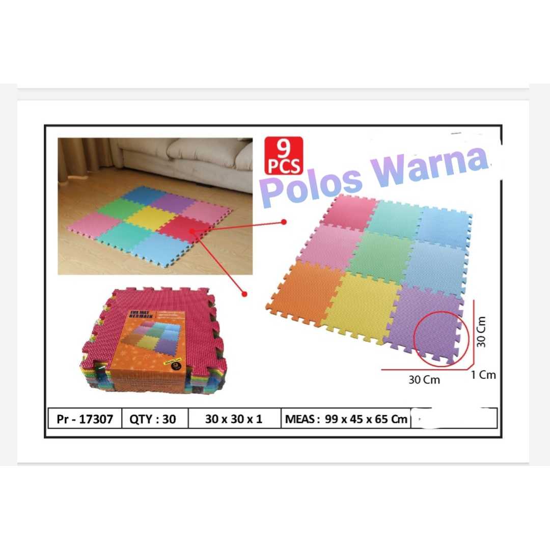 Jual PUZZLE EVA MAT ALAS LANTAI POLOS WARNA PUZZLE ALAS MAIN ANAK