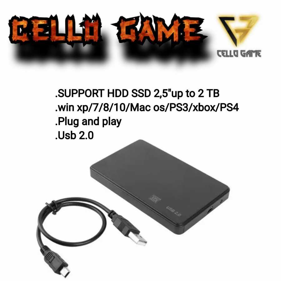 Jual CASHING HDD EXTERNAL SATA ATA 2,5INCH ENCLOSURE HARD DRIVE