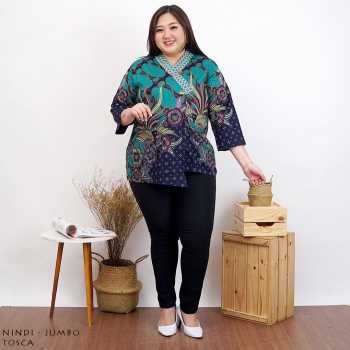 Gambar Baju Batik Wanita Gemuk
